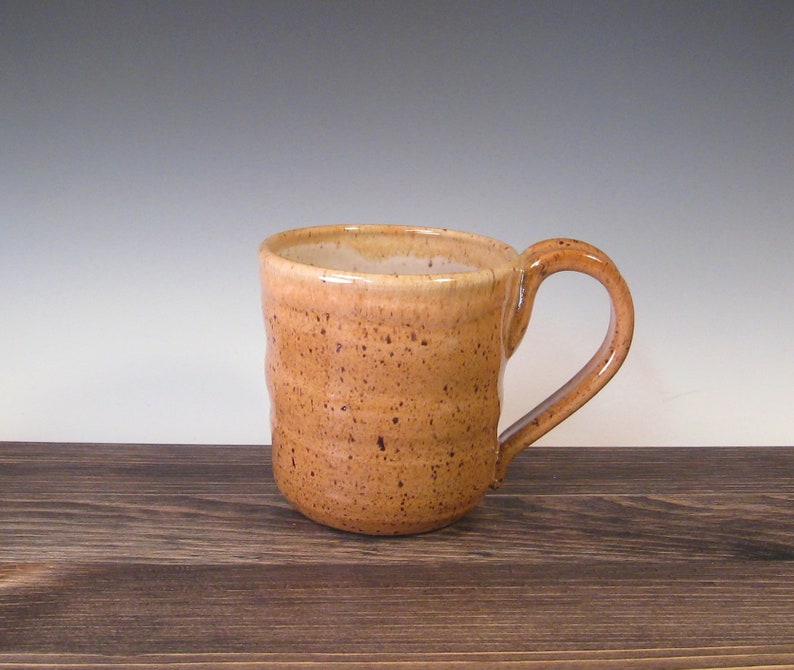 Mug - White and Tan With Speckled Clay - Etsy