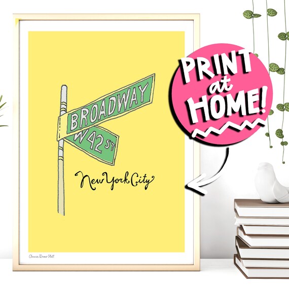 Broadway Street Sign Clip Art