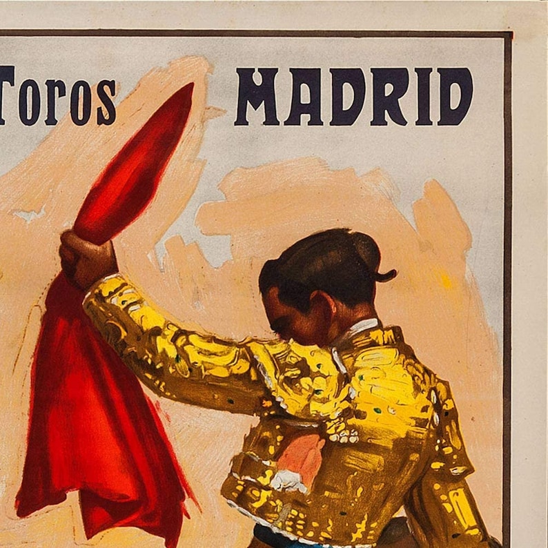 Set of Five (5) Spanish Bullfight Advertisement Posters - La Corrida De ...