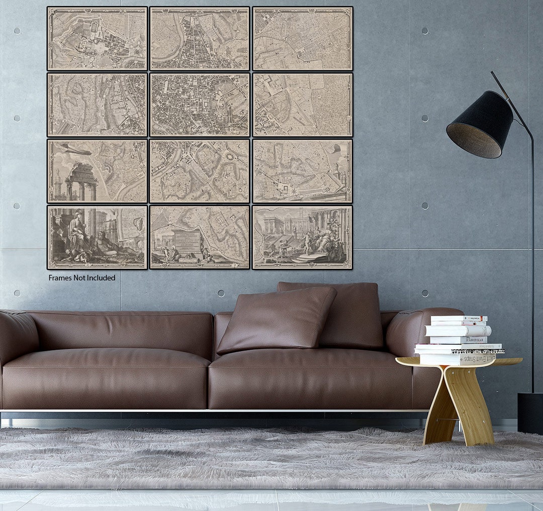 La Pianta Grande Di Roma by Giovanni Battista Nolli Circa 1748 | Set of ...