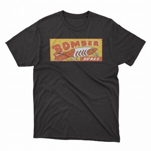 Bomber Lures Vintage Fishing Tackle T-shirt Fishing Baits Shirt for ...
