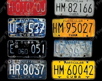 Cuban License Plates | Etsy