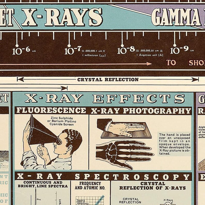 Chart of Electromagnetic Radiations by the W.M. Welch Scientific ...