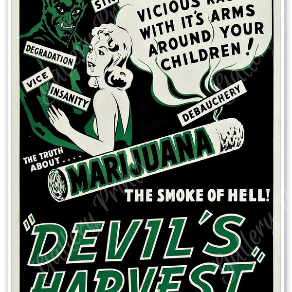 Marijuana Poster - Etsy
