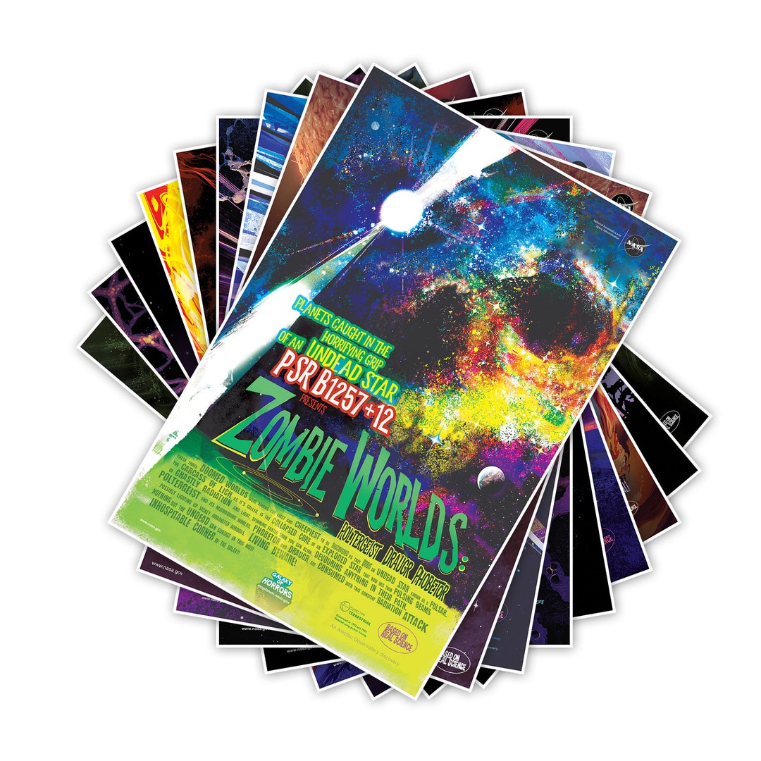 Complete Set of Nine (9) NASA Jpl's (jet Propulsion Lab) Galaxy of ...