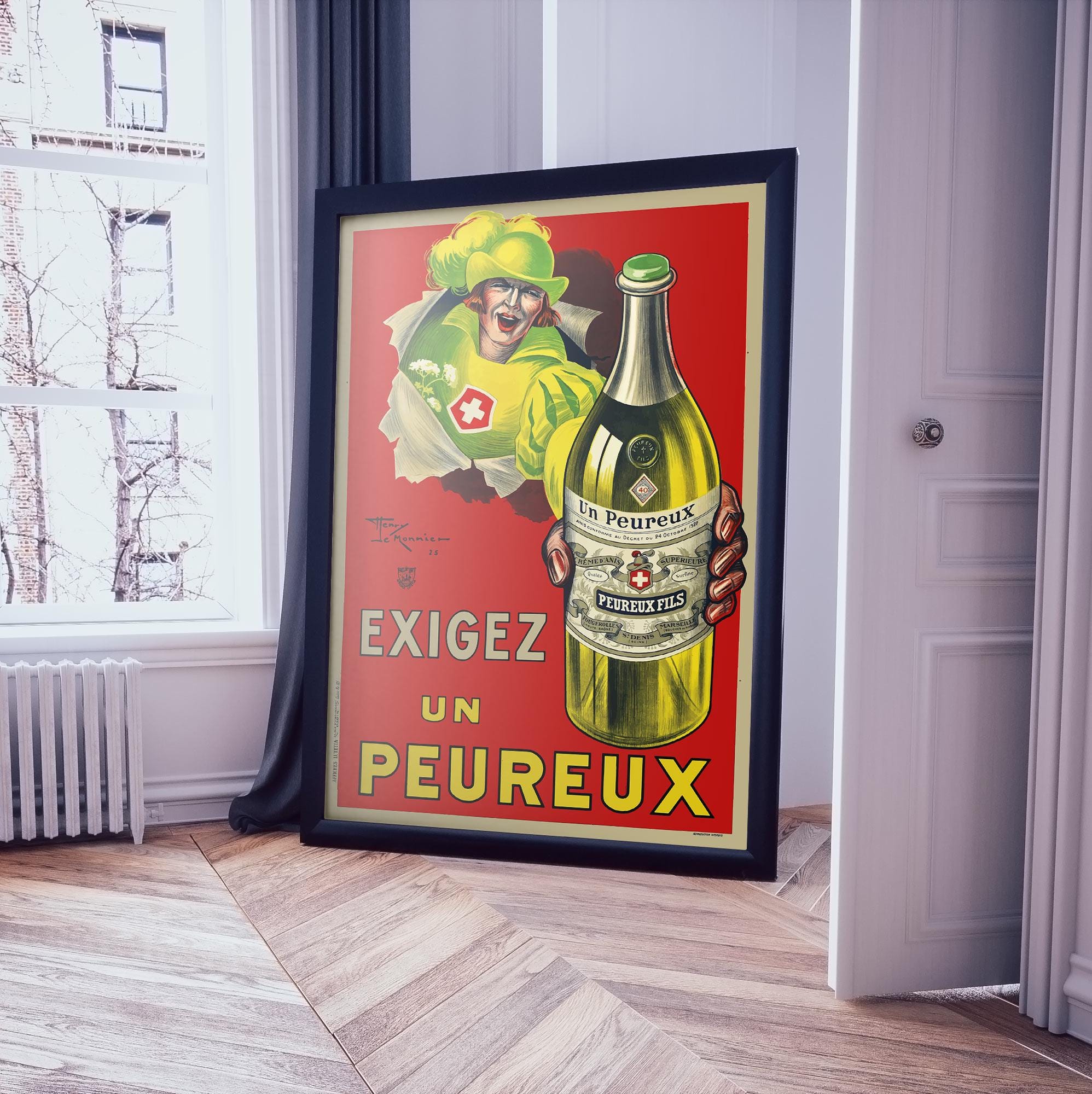 Exigez Un Peureux by Henri Lemonnier Circa 1925 | Art Print Ad Vintage ...