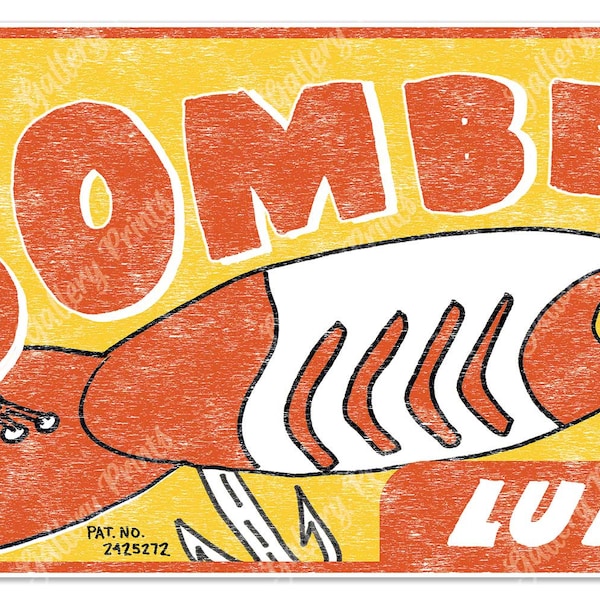 Fishing Lure Print - Etsy