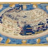 Psalter World Map 1265 Medieval Map Antique Historic Vintage Photo ...
