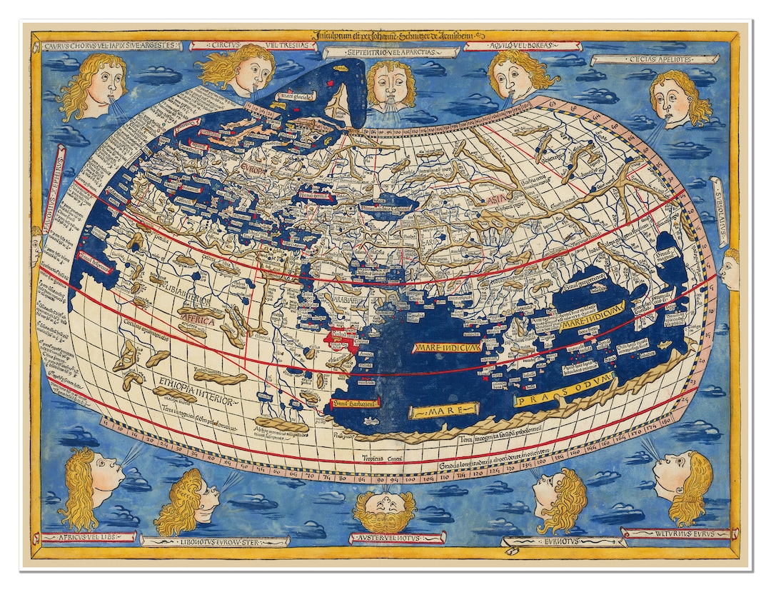 World Map | World Before Columbus | by Claudius Ptolemy / Johann Reger ...