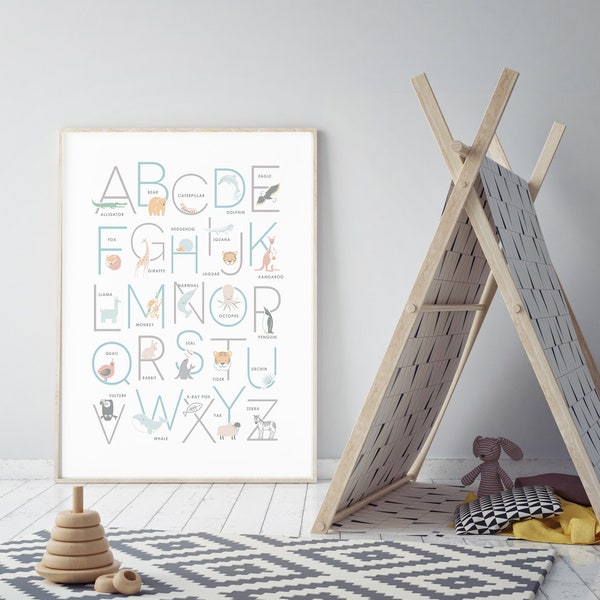 Woodland Alphabet - Etsy