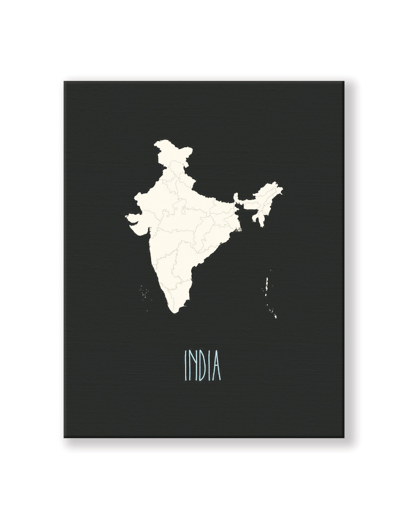 India Map for Kids Children Travel Decor Adventure Nursery - Etsy