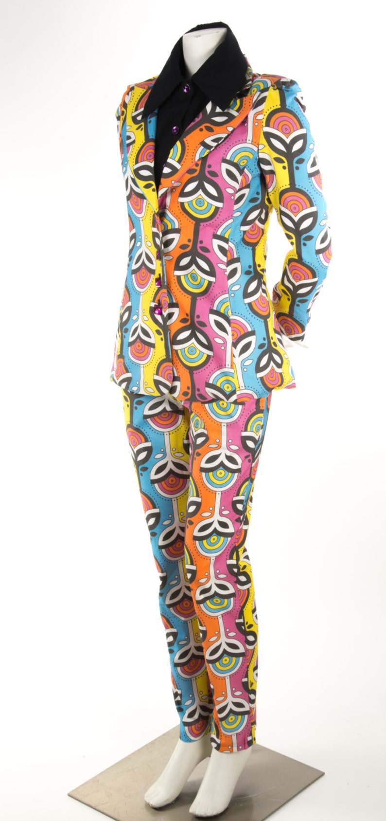 Oliver Hibert Print Suit/ Psychedelic Suit/ Custom Print Suit/ Oliver ...