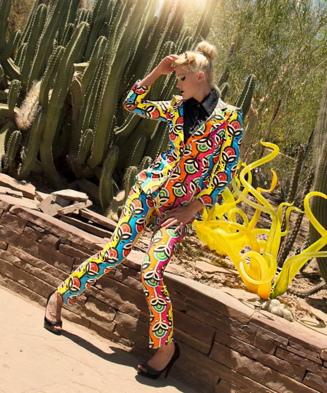 Oliver Hibert Print Suit/ Psychedelic Suit/ Custom Print Suit/ Oliver ...