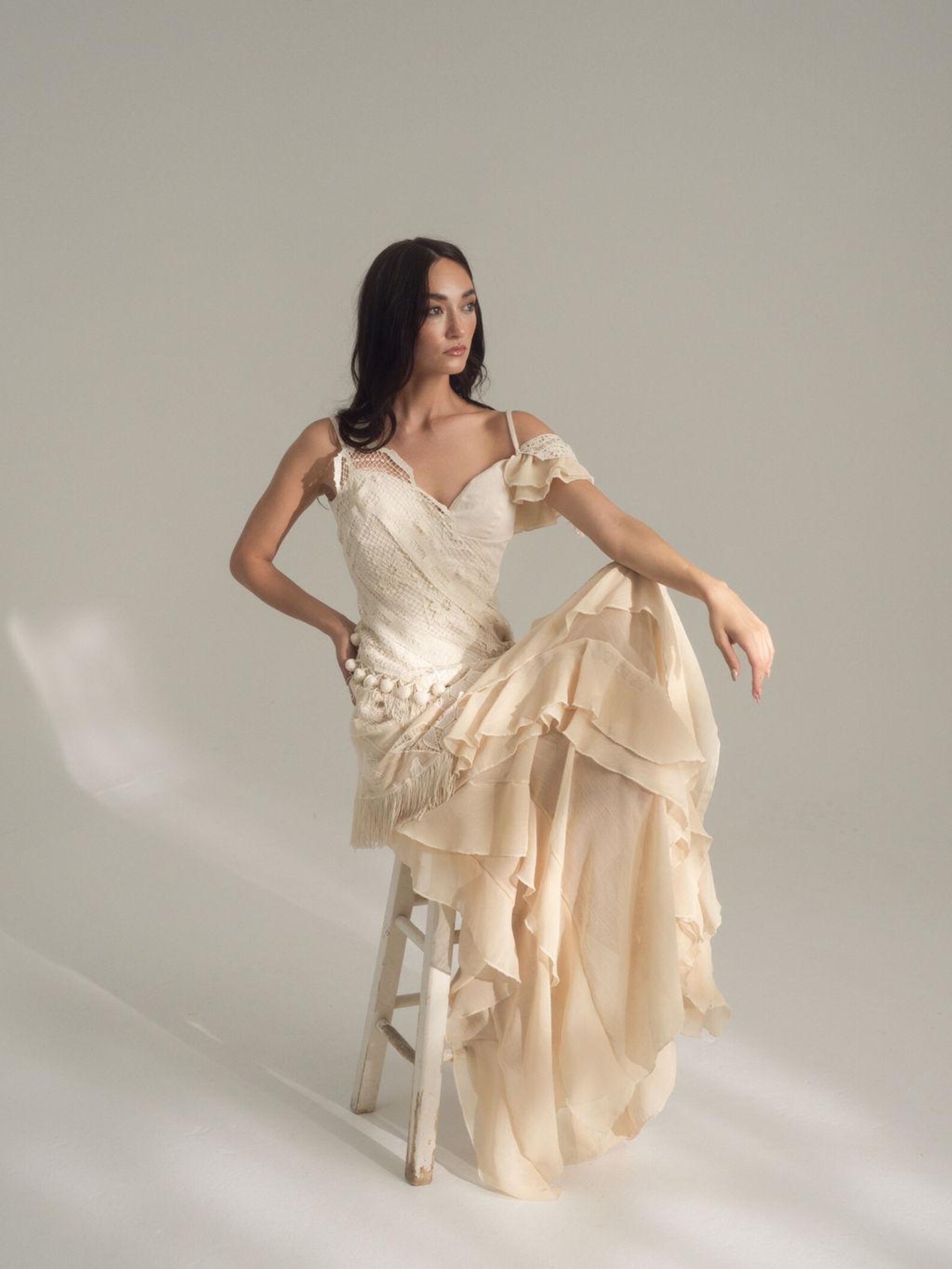 Bohemian Wedding Dress/cottage Core Dress/white Dress/wedding Dress ...