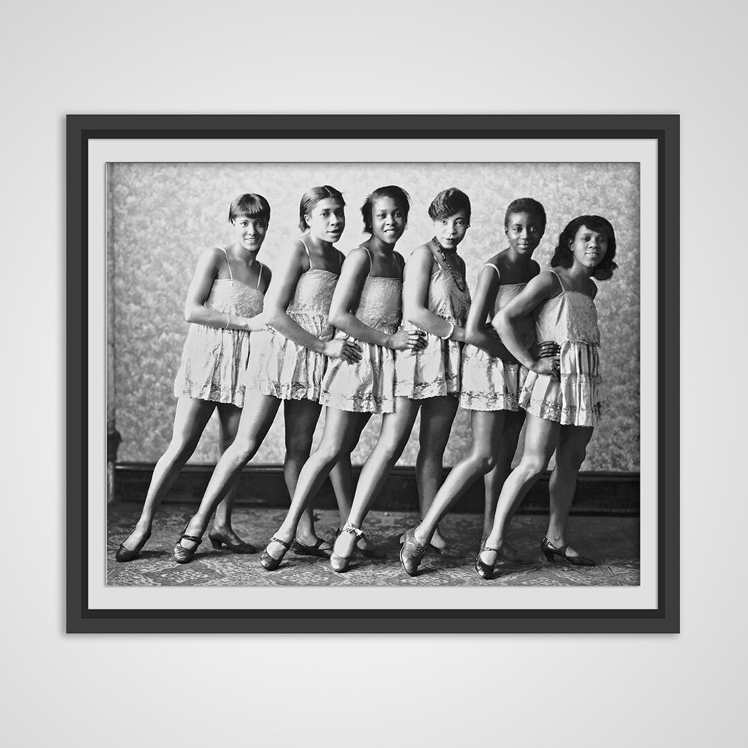 African American Women Dancers Photo Black Broadway Girls Jim Crow Era ...