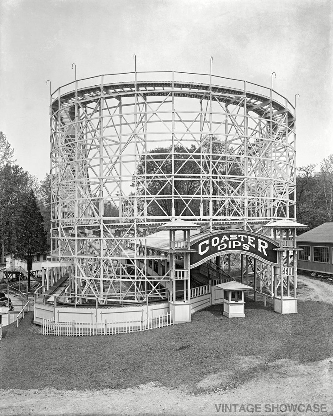 Vintage Roller Coaster coaster Dips Vintage Photo Vintage Amusement ...