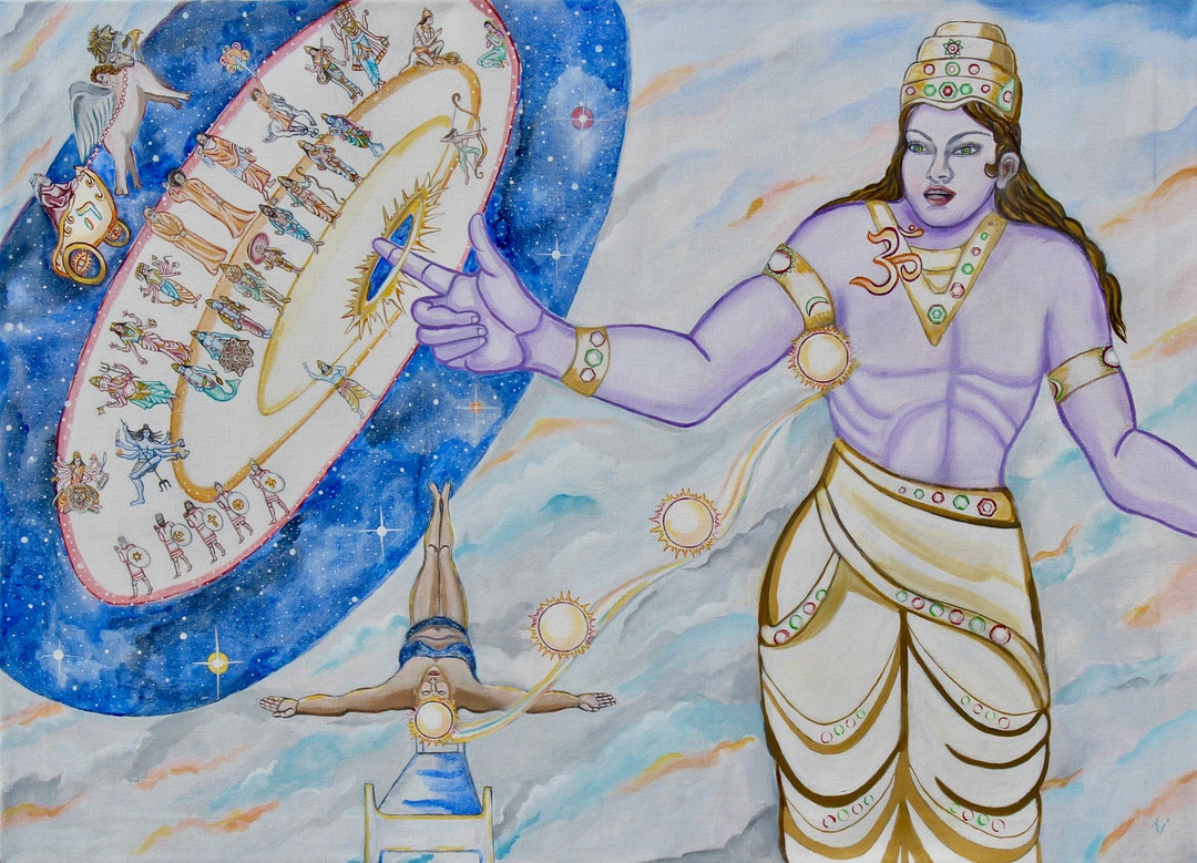 Lord Vishnu and Ezekiel's Wheel, Hindu and Christian Astral Dream ...