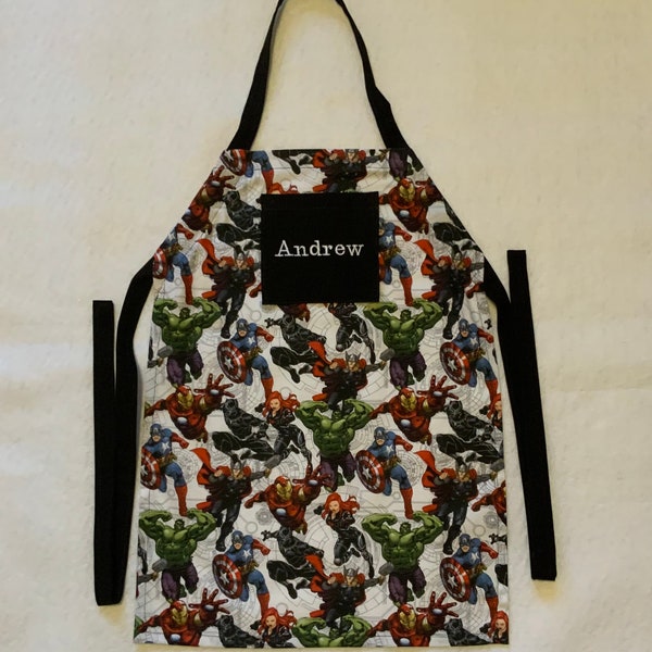 Super Hero Apron - Etsy