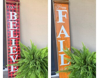 Reversible Fall Sign - Etsy