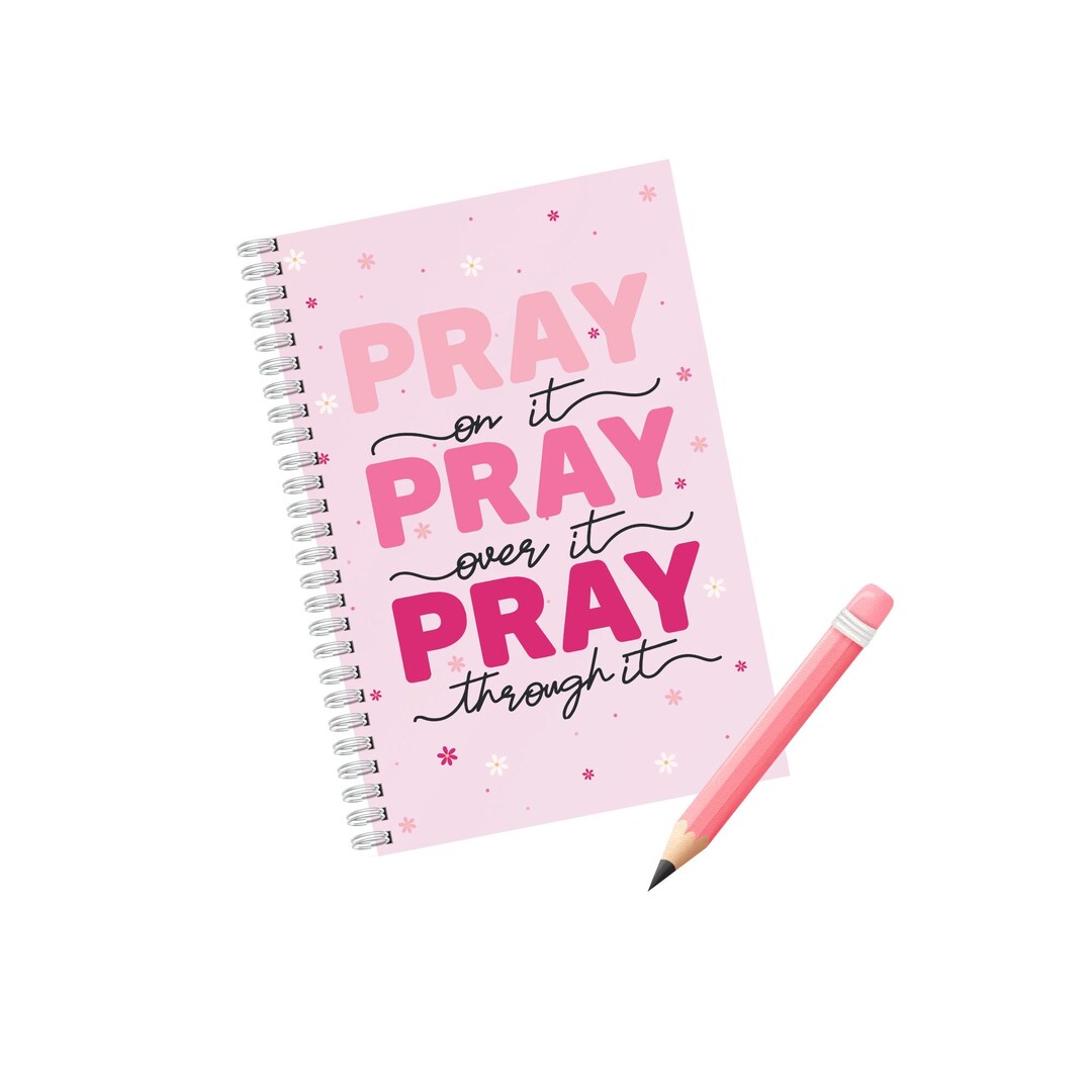 Pink Prayer Notebook for Girls - 100+ Pages for Prayers Scripture ...