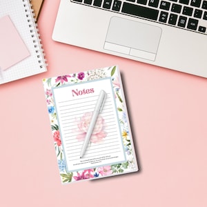Inspirational Floral Notepad With Scripture Verses - Perfect Thoughtful ...