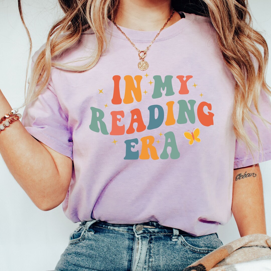 In My Reading Era Shirt, Bookish Shirt, Book Shirt, in My Reading Era ...