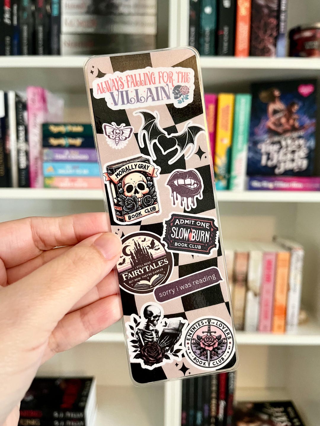 Always Falling for the Villain Bookmark, Gift for Book Lover - Etsy