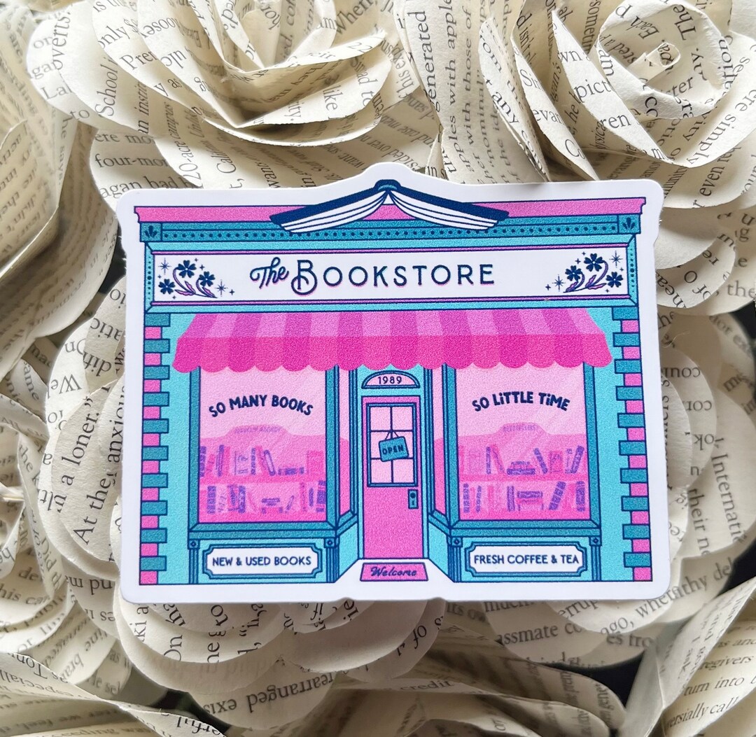 Bookstore Sticker, Book Lover Sticker, Bookish Sticker, so Many Books ...