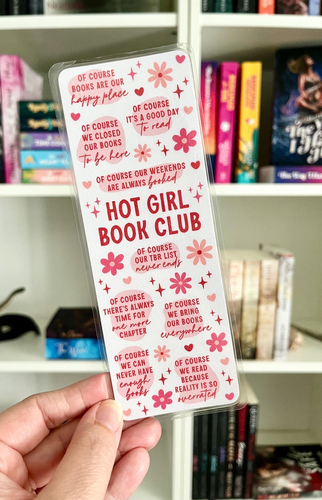 Hot Girl Book Club Bookmark, Gift for Book Lover - Etsy