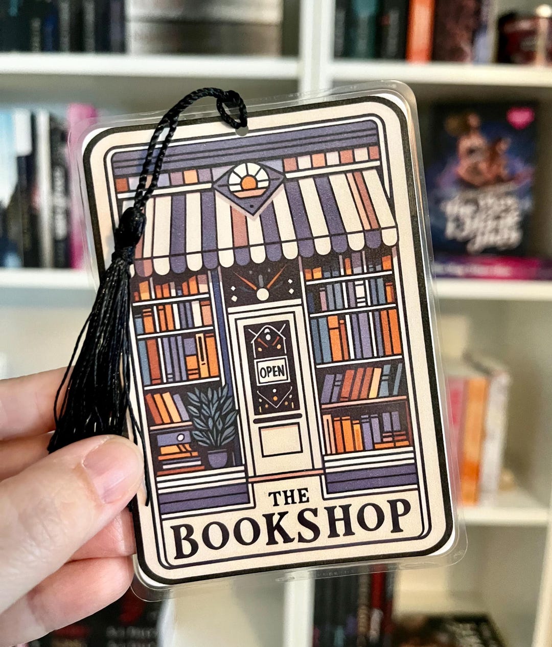 The Bookshop Bookmark, Tarot Card Bookmark, Gift for Book Lover - Etsy