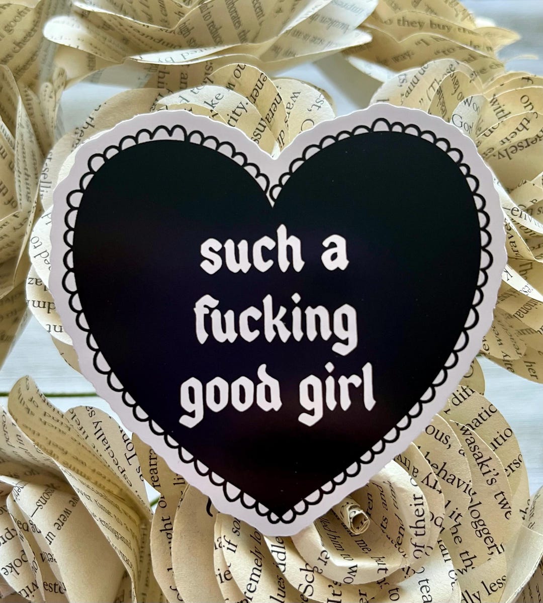 Such A Good Girl Sticker, Bookish Sticker, Book Lover, Book Sticker ...