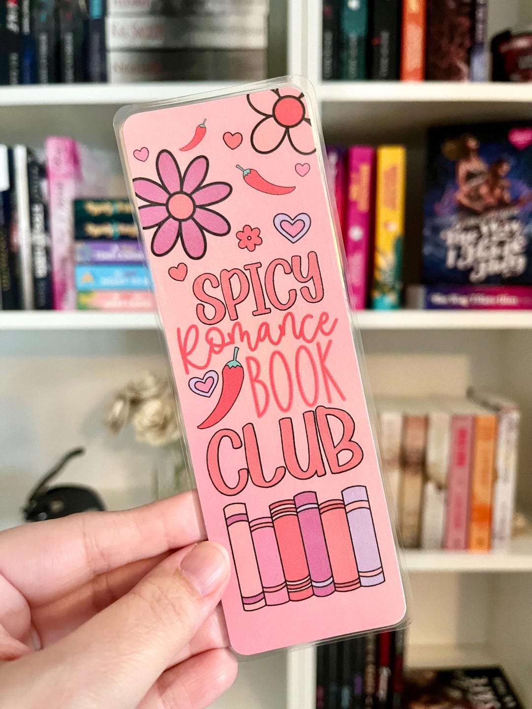 Spicy Romance Book Club Bookmark, Gift for Book Lover - Etsy
