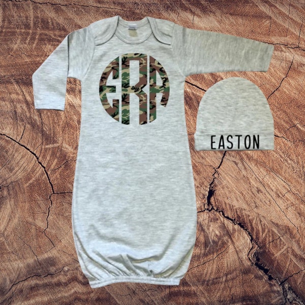 Newborn Camo Outfit - Etsy