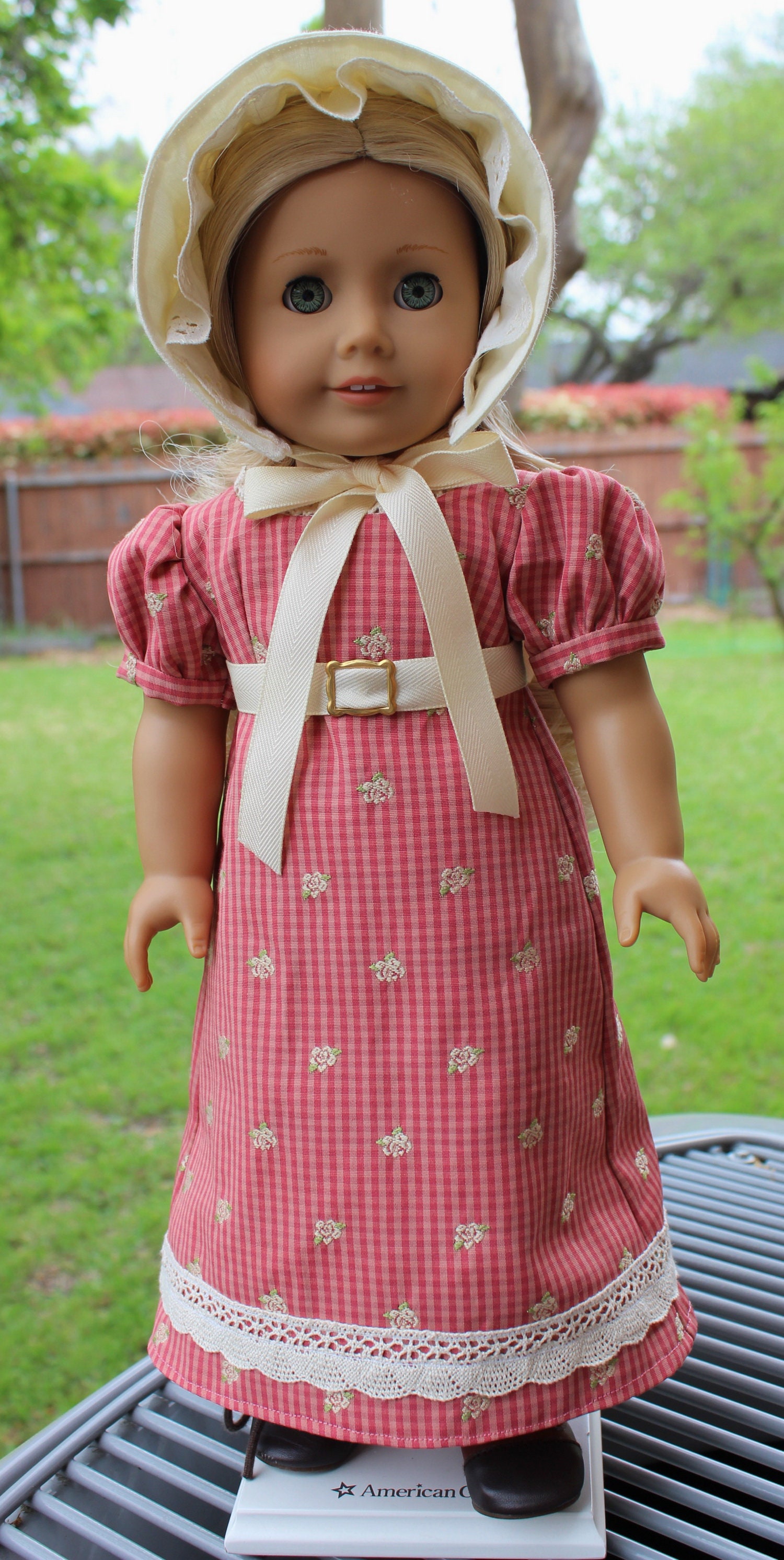 18 Doll Clothes Regency Style Gown For Spring Summer Etsy