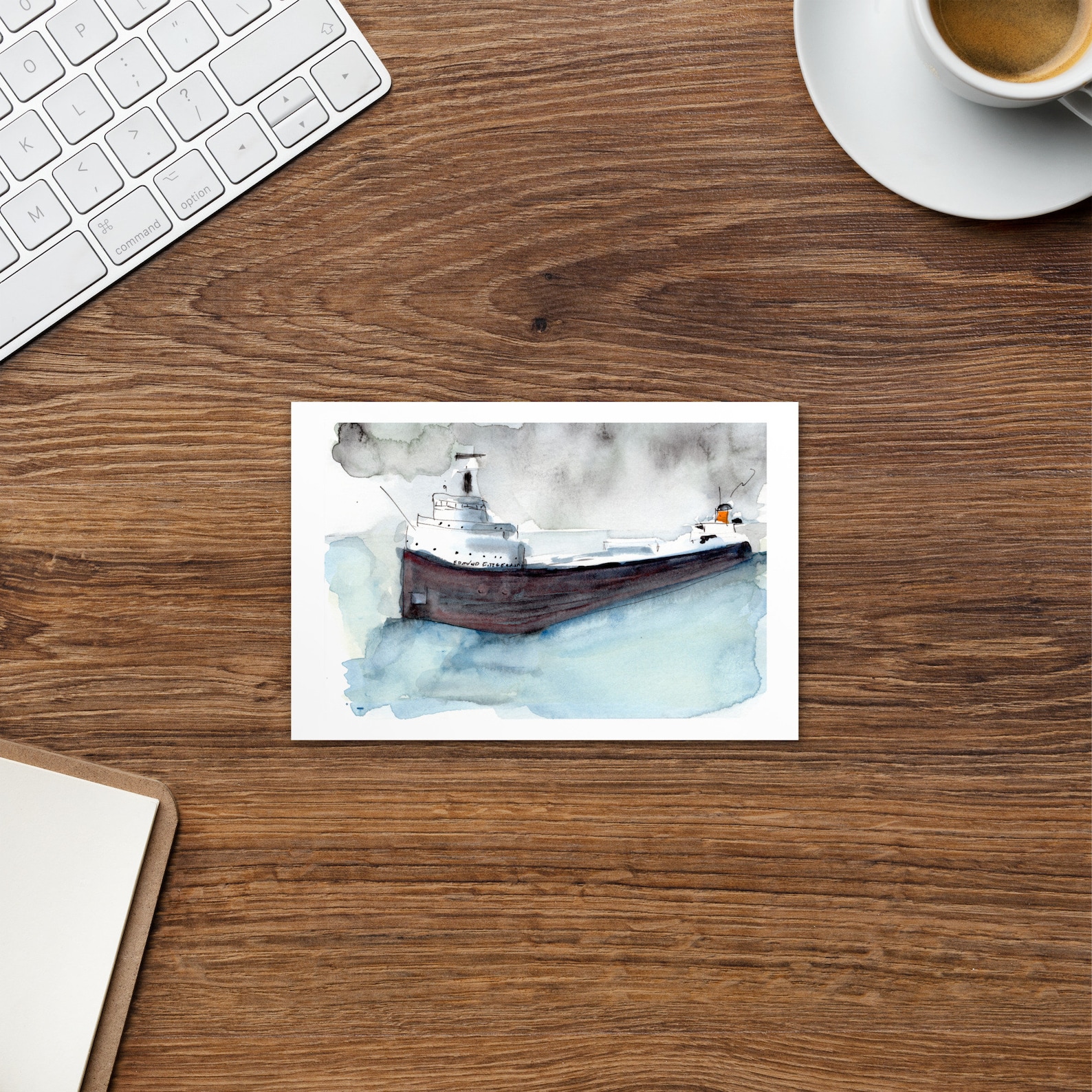 Edmund Fitzgerald Postcard Art Print or Mailer for Collectors - Etsy