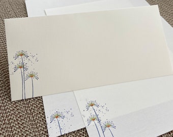 Letter Writing Paper Set With Gold Details,enchanted Magical Letter ...