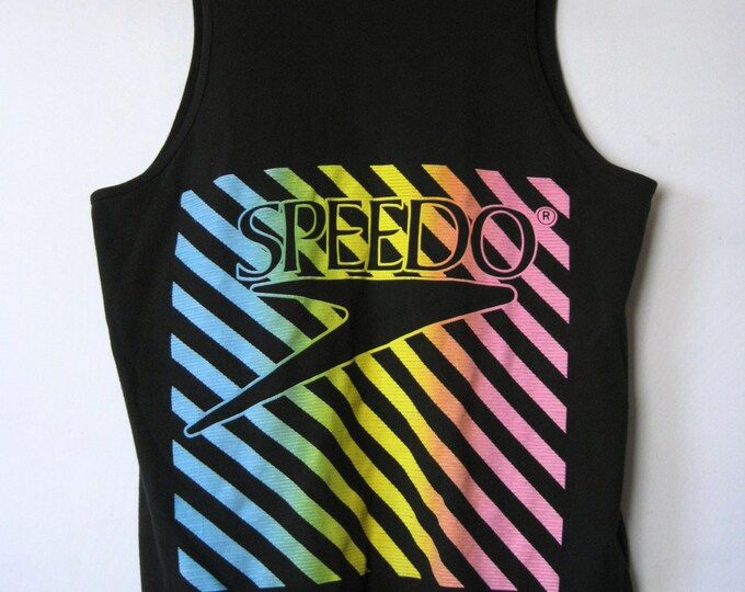 90s Neon SPEEDO Tank Top Beach Health Goth Seapunk Rave Club - Etsy