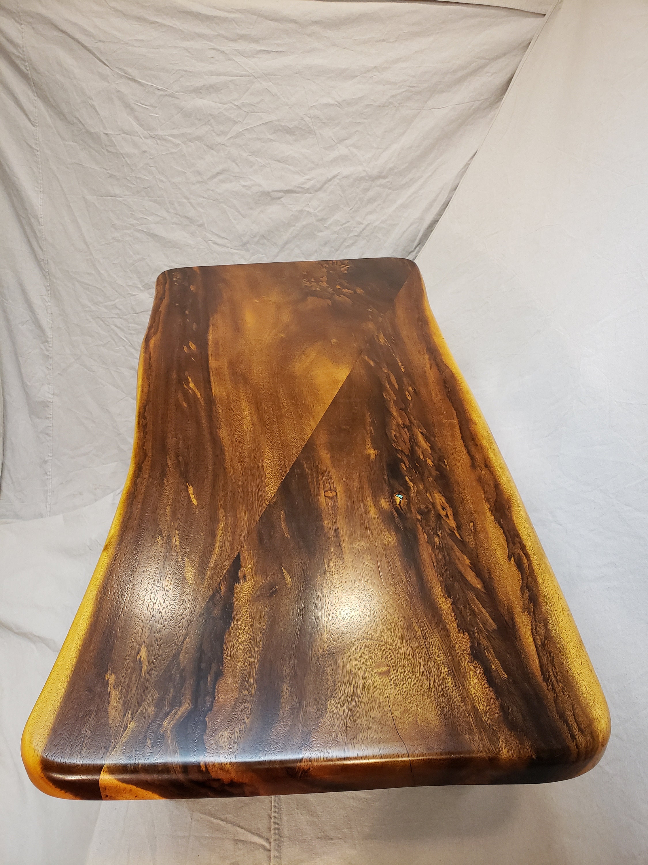 Beautiful Monkey Pod Coffee Table, or Desk Gorgeous Natural Wood Slab ...