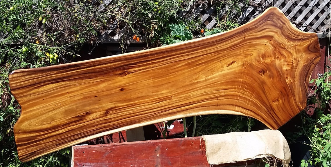 Live edge Monkey Pod Slab Bar Top or Headboard or Coffee Table | Etsy