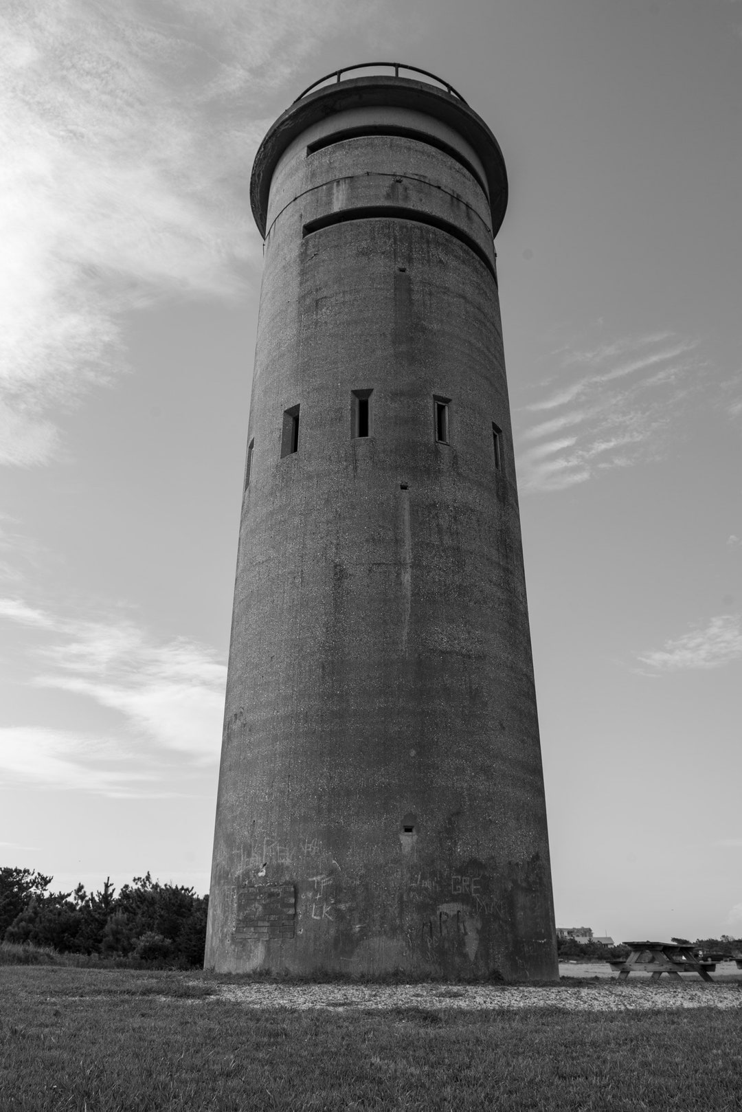 Tower at Delaware Seashore State Park Black and White Delaware - Etsy