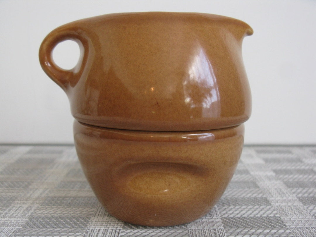 Vtg RUSSEL WRIGHT STACKING Sugar and Creamer Set/mid-modern Kitchenware ...