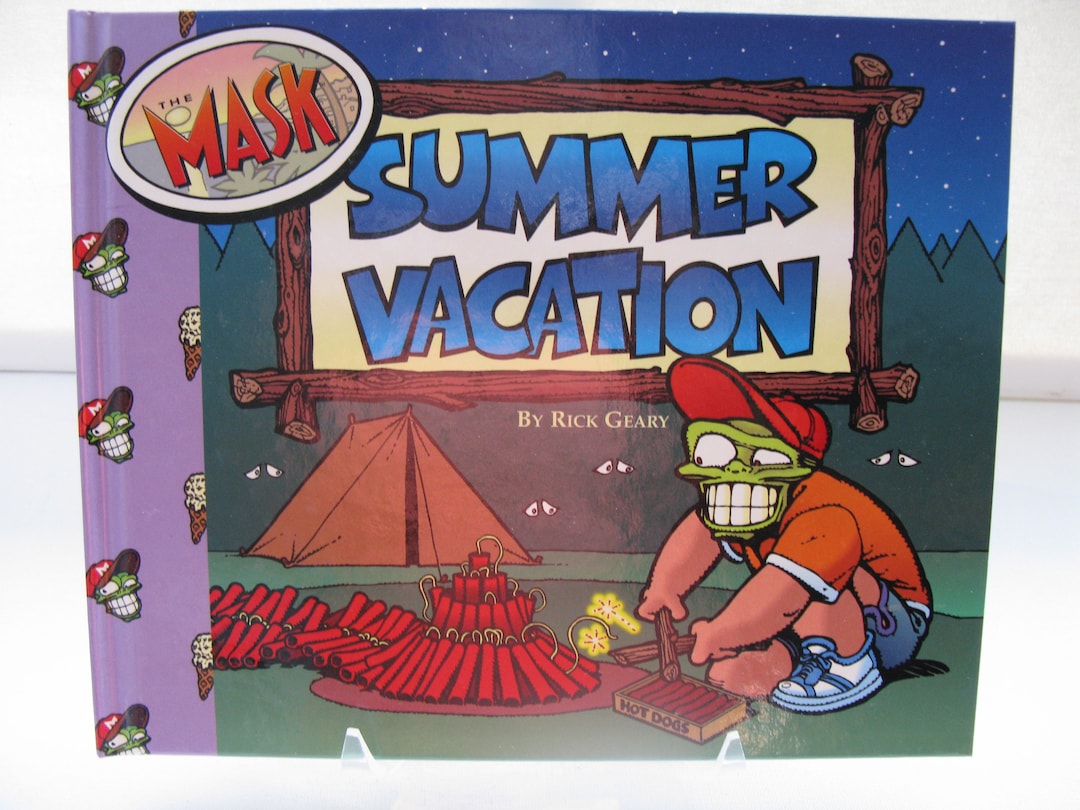 1st Edition MASK SUMMER VACATION Comic Book/hardcover Book/classic ...