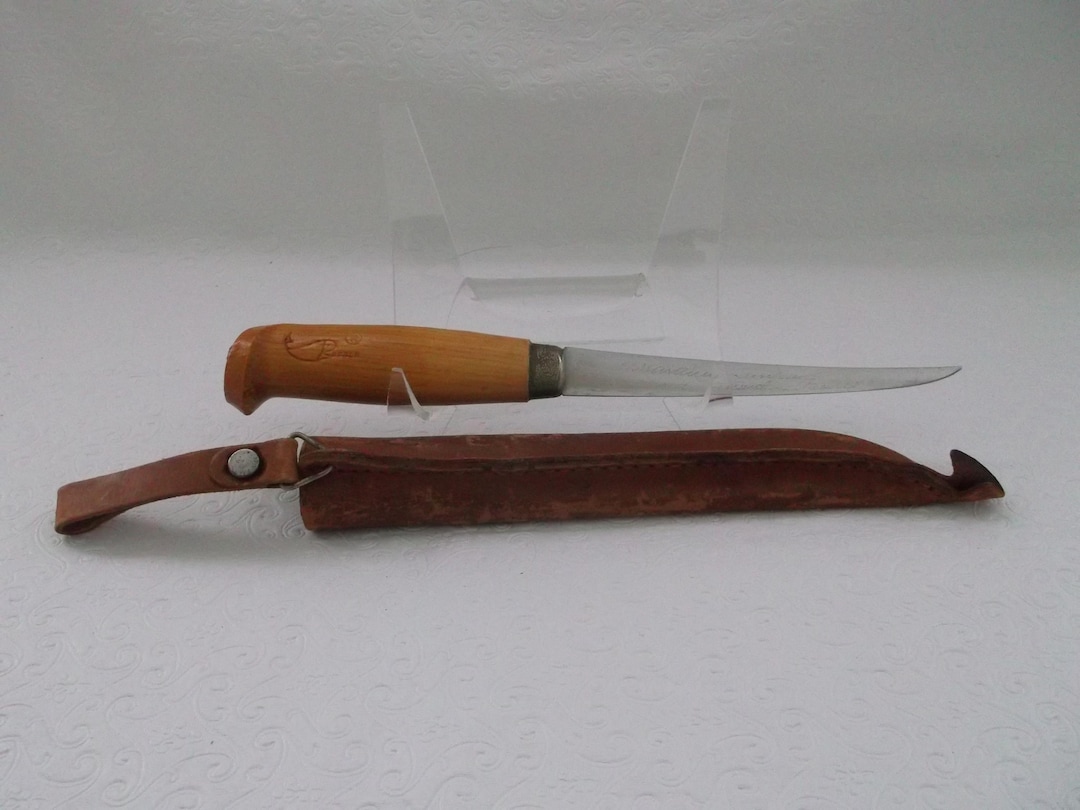 Vintage J.MARTTIINI RAPALA Fish Fillet Knife/made in Finland/signed ...