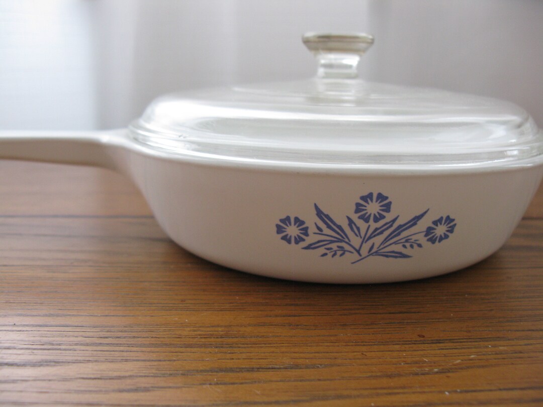CORNINGWARE BLUE FLOWER Sauce Pans/retro Cookware/stove Top Cookware ...