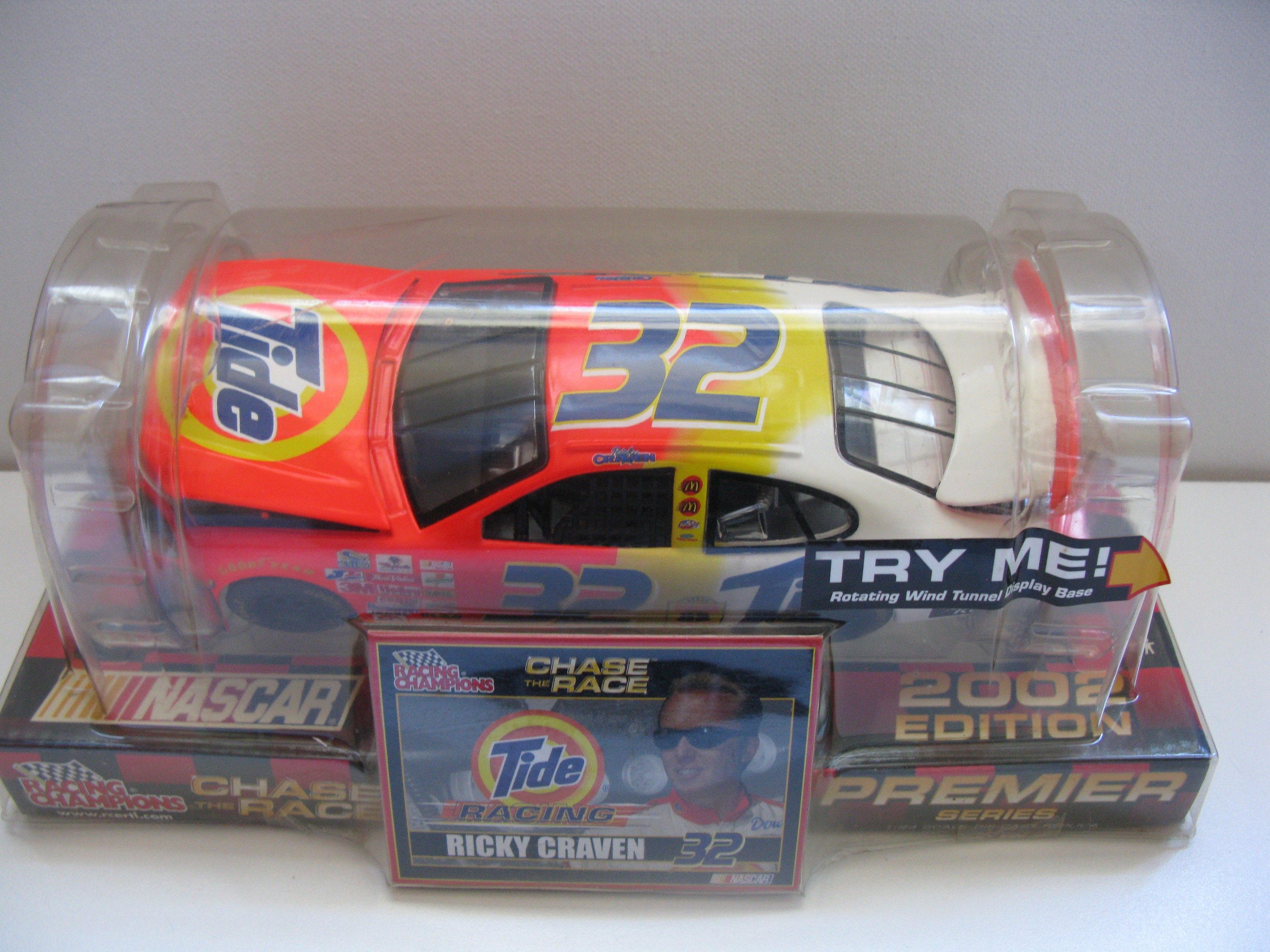 Vtg 2002 NASCAR PREMIER Series/ricky Craven Racing Car/collectable Race ...