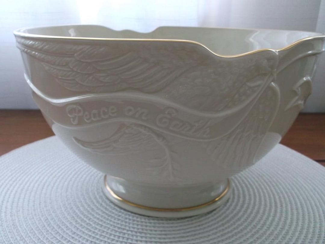 Vtg LENOX CENTERPIECE Bowl/millennium Collection Lg Bowl/dove and ...