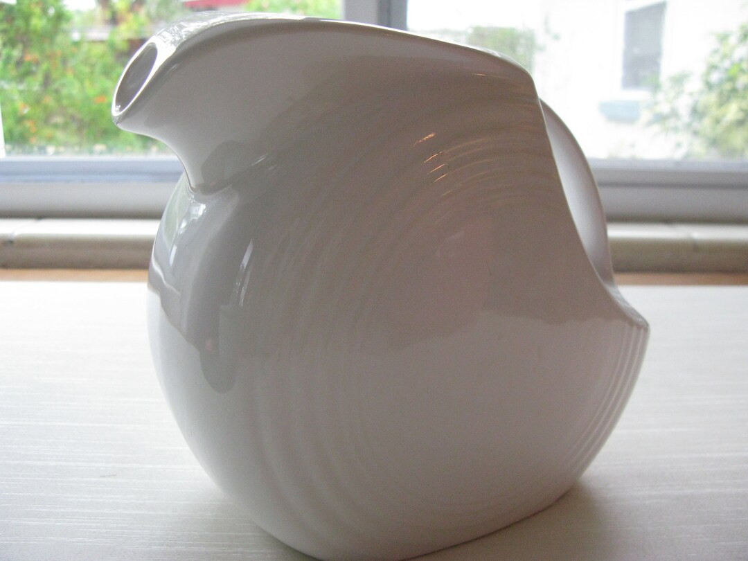 FIESTA WATER Pitcher/vintage Tableware/fiesta Milk Pitcher/fiesta Juice ...