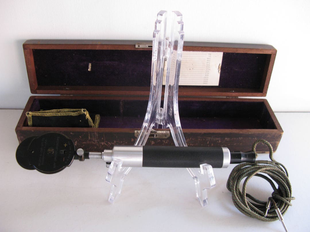 ANTIQUE OPHTHALMO Scope/bausch & Lomb/electric Model Scope/original ...