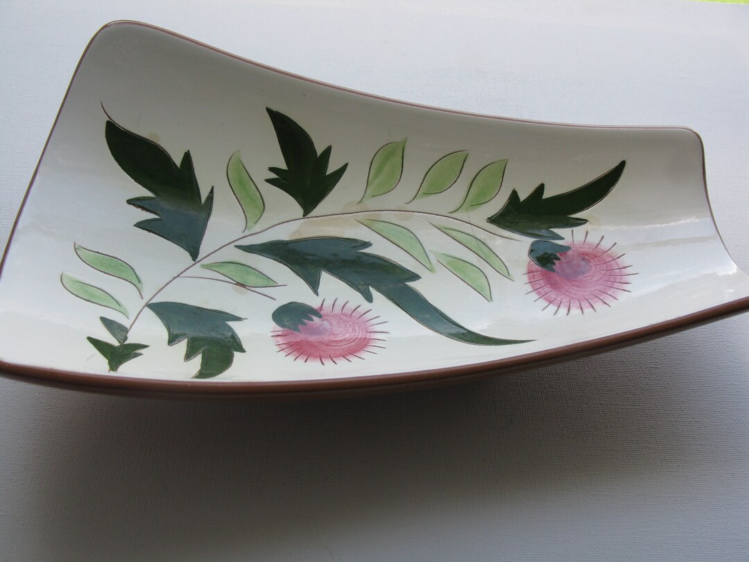 STANGL ARTWARE Pottery/scottish Thistle Pattern/vintage Pottery/pottery ...
