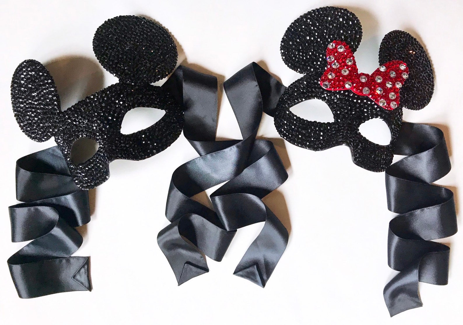 Mouse Rhinestone Masquerade Mask - Etsy